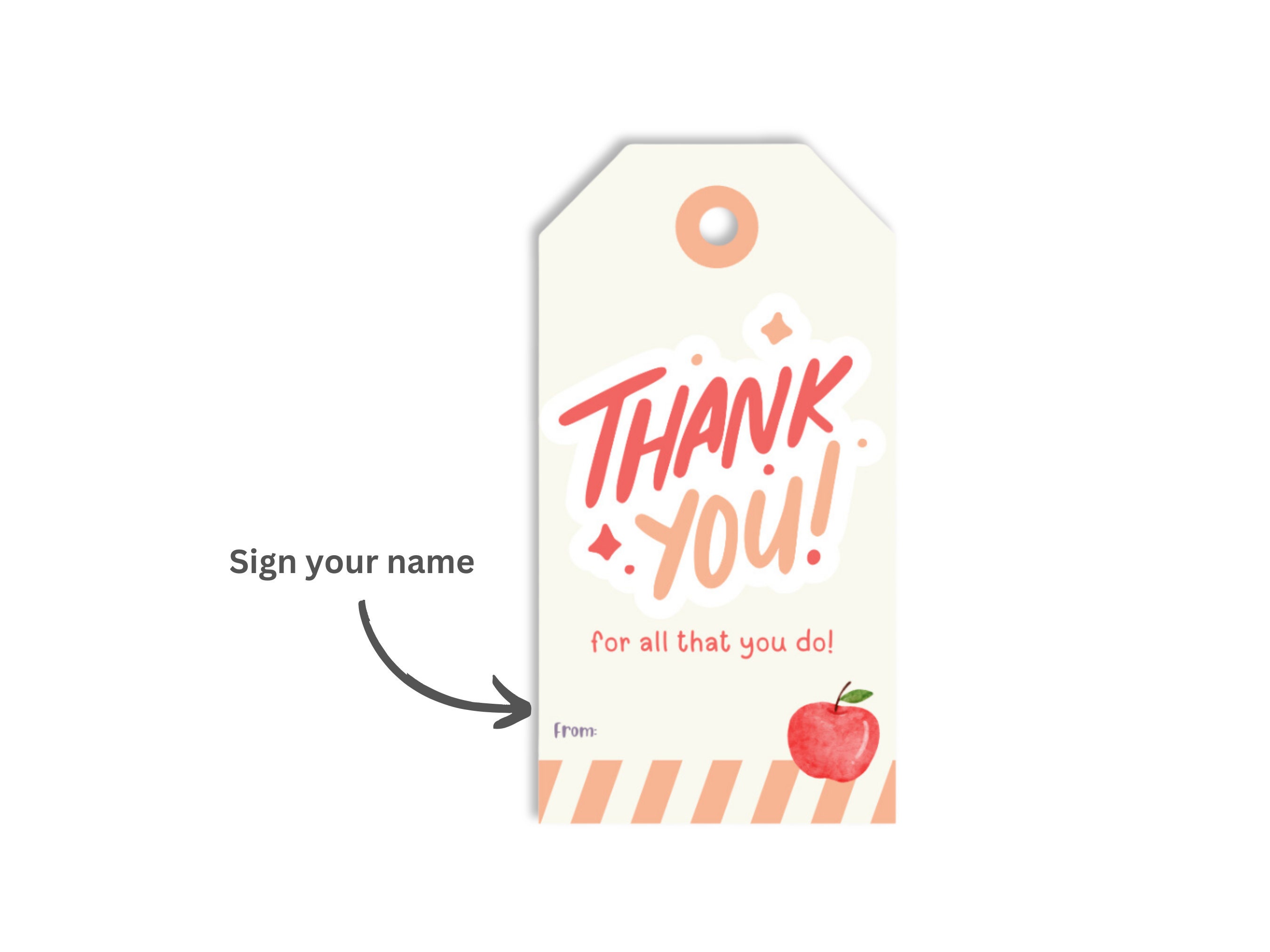 Teacher Appreciation Gift Tags - Show Gratitude to Your Favorite ...