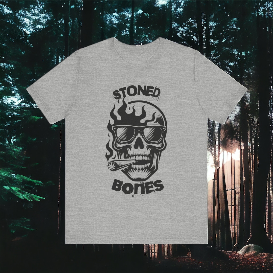 Stoned Bones Unisex Jersey Short Sleeve Tee - Etsy