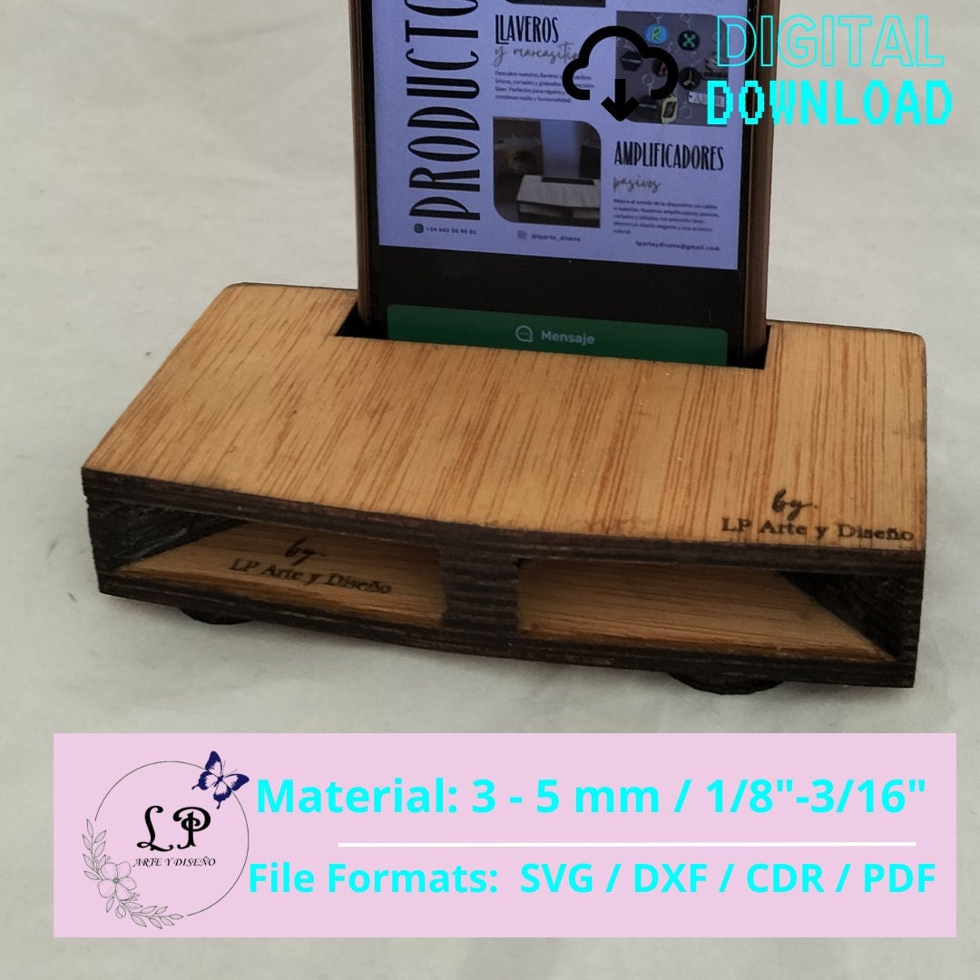 SVG - Dxf - Cdr Files - Passive Stereo Amplifier - Speaker File Laser ...