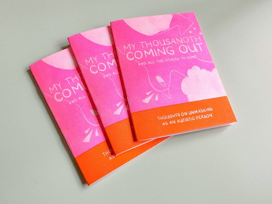 Autism Zine: Unmasking, Coming Out - Risograph Zine by Autistic Artist ...