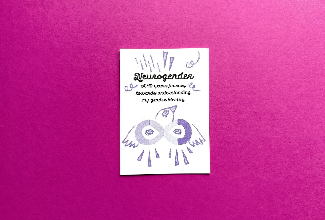 Neurogender Zine: Non-binary Autistic Artist Gender Identity Story - Etsy