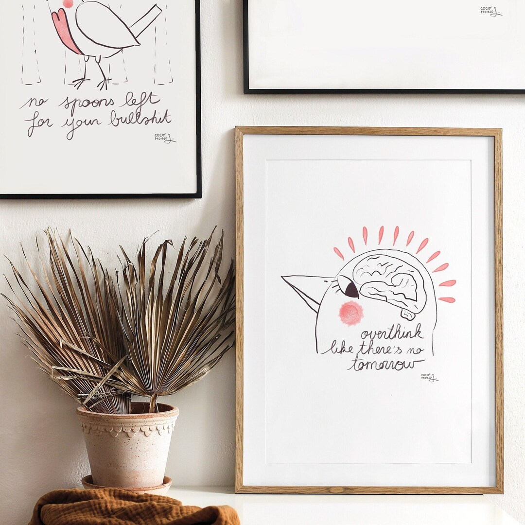 Neurodiversity Art Print: Birds Against Bullshit, Autistic & ADHD Pride ...