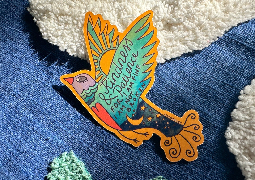 I Am Not Broken Sticker, Mental Health & Neurodiversity Pride Sticker ...