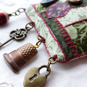 Hand Sewn Patchwork Statement Brooch - Etsy