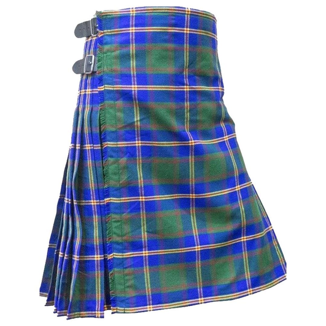 Handmade Us-marine Tartan Kilt. Royal Kilt Store. - Etsy
