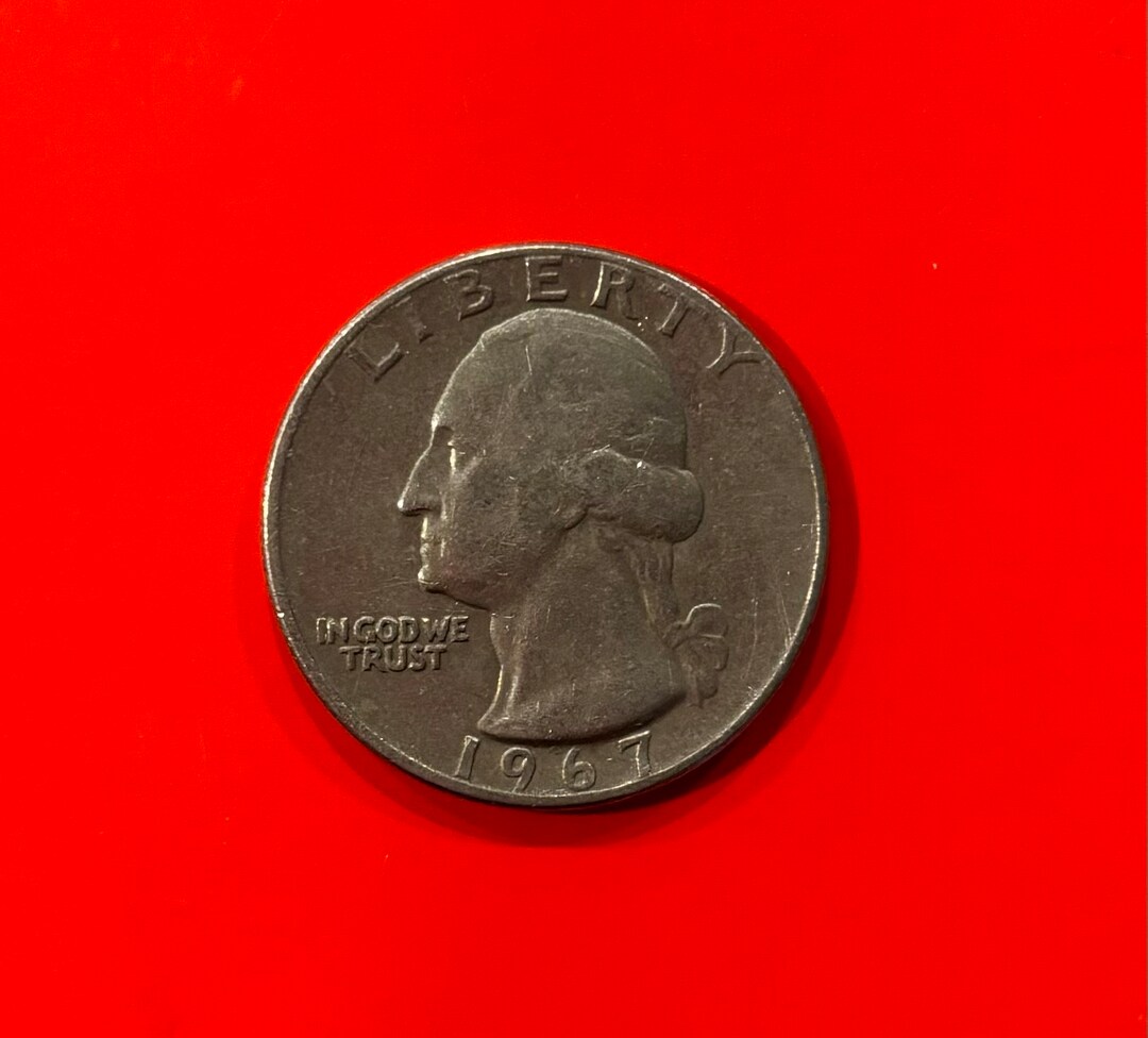 Rare and Beautiful 1967 Washington Quarter No Mint Mark & Rim Errors - Etsy