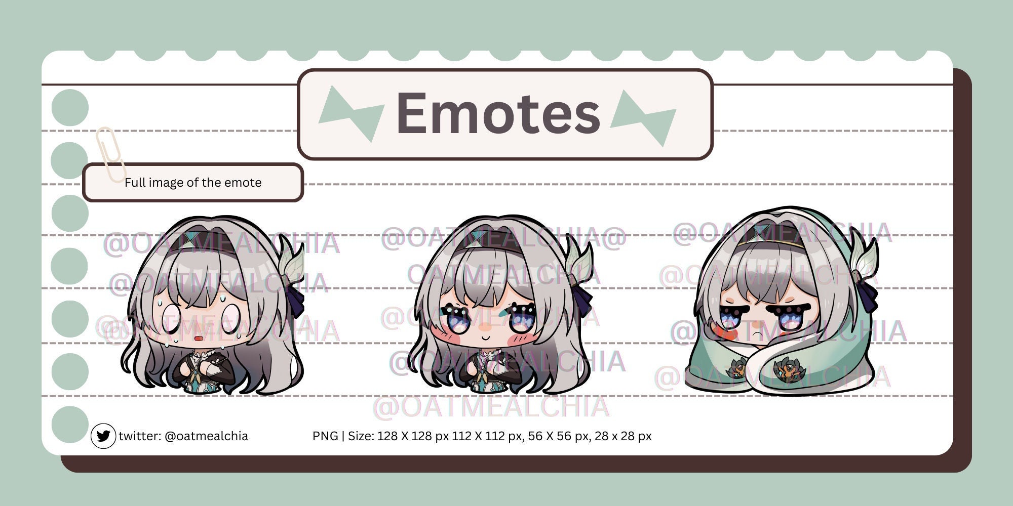 Honkai Star Rail - Firefly Kawaii/cute Emotes for Discord and Twitch - Etsy
