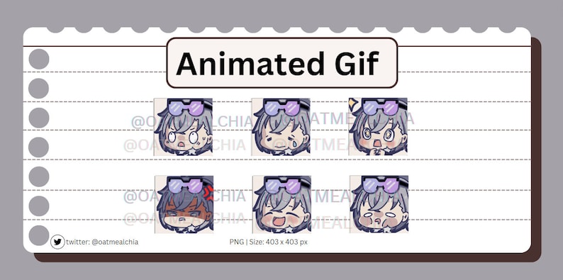 6 Animated Twitch/discord Emote for Silver Wolf Honkai Star Rail - Etsy