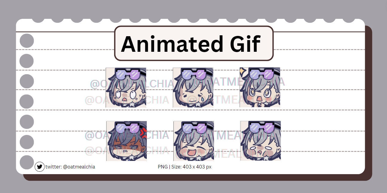 6 Animated Twitch/discord Emote for Silver Wolf Honkai Star Rail - Etsy