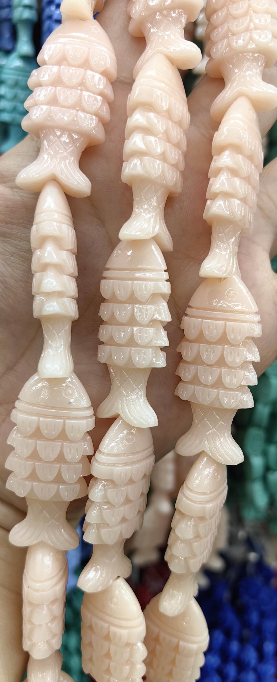 Large Pink Conch Shell (made of Powder of Shell, Color is Enhanced ...