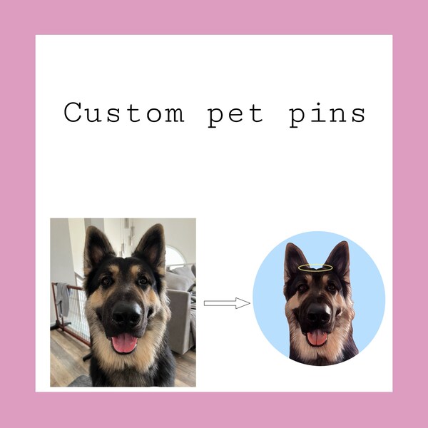 Pet Memorial Pin - Etsy