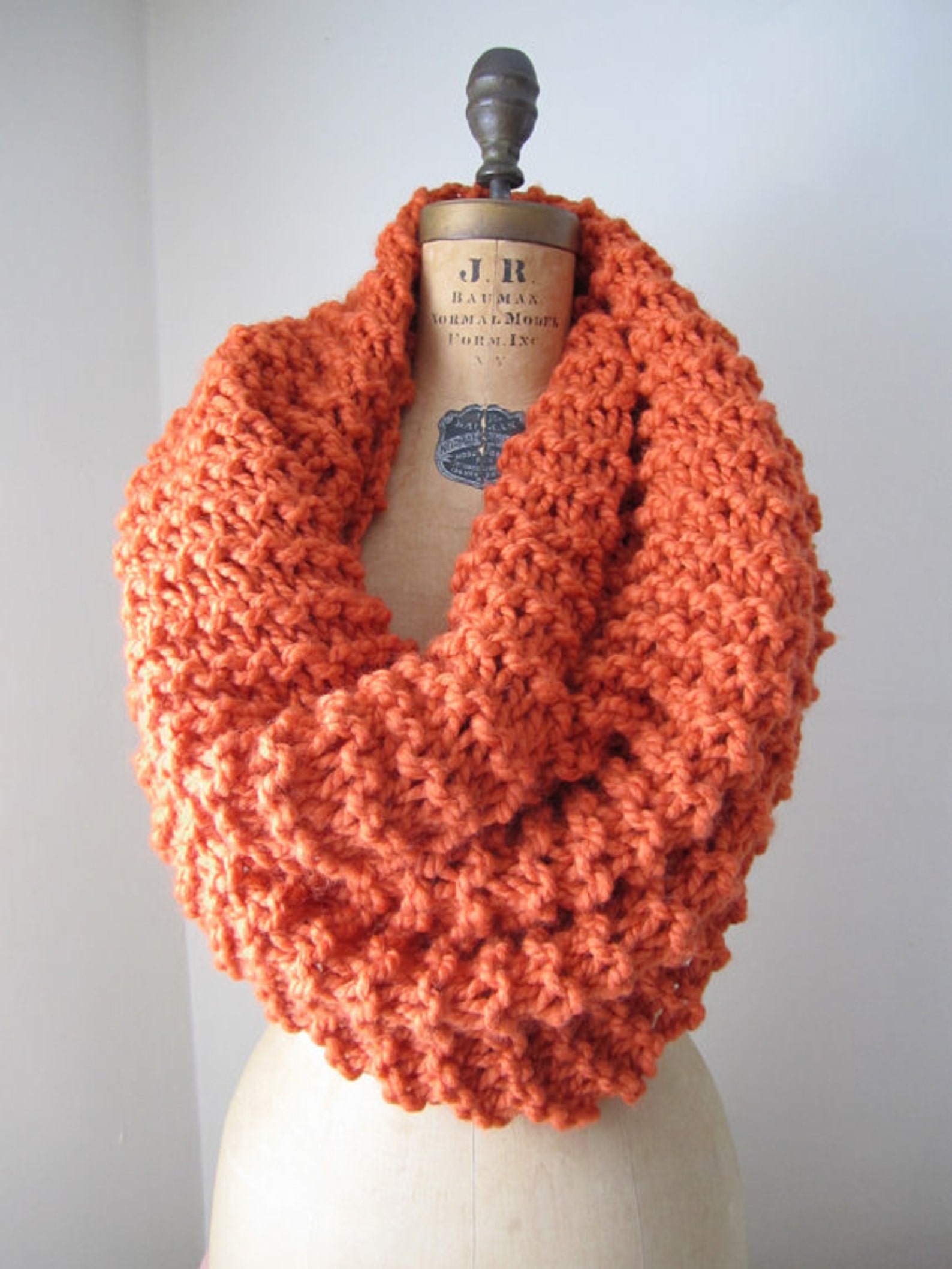 Instant Download Super Snuggly Chunky Knit Cowl PATTERN - Etsy