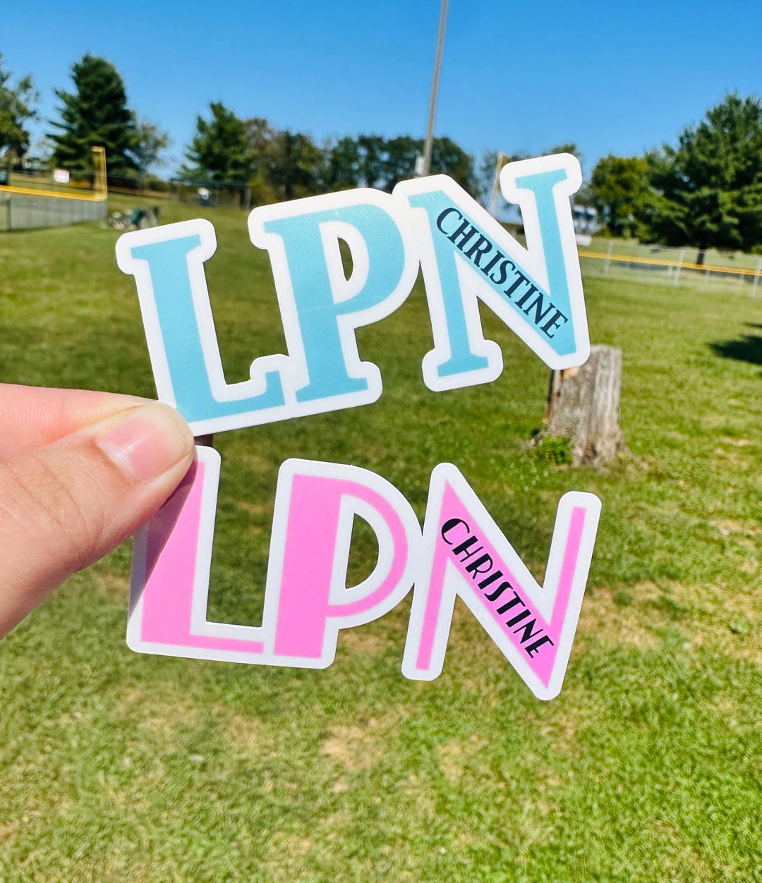 Personalized LPN and Name Nurse Water Proof Vinyl Stickers. Great for ...