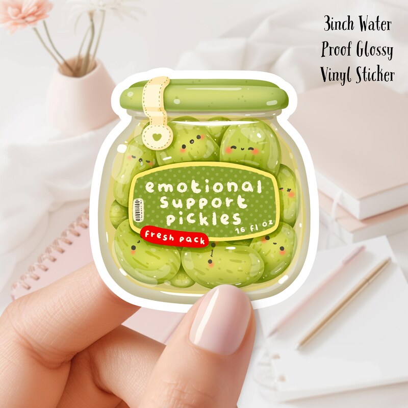 Emotional Support Pickle - Etsy