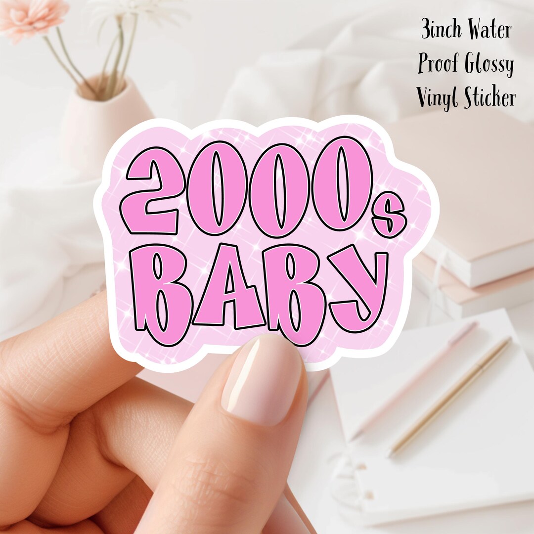 2000s Baby Y2K 3inch Water Proof Glossy Vinyl Sticker - Etsy