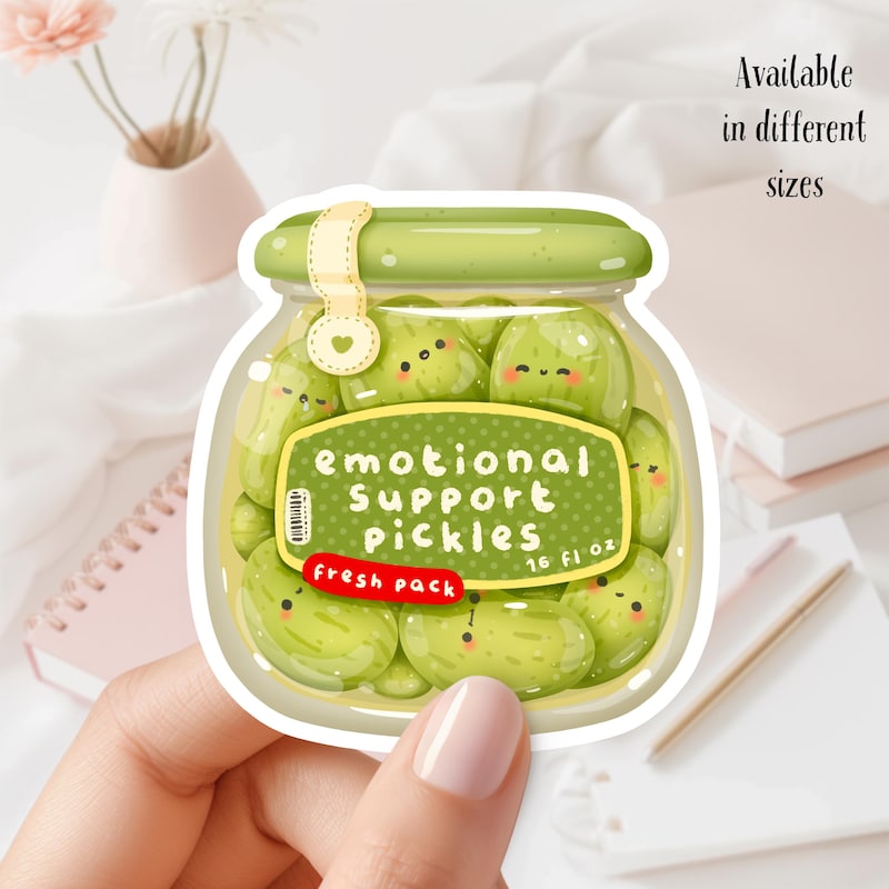 Emotional Support Pickle - Etsy