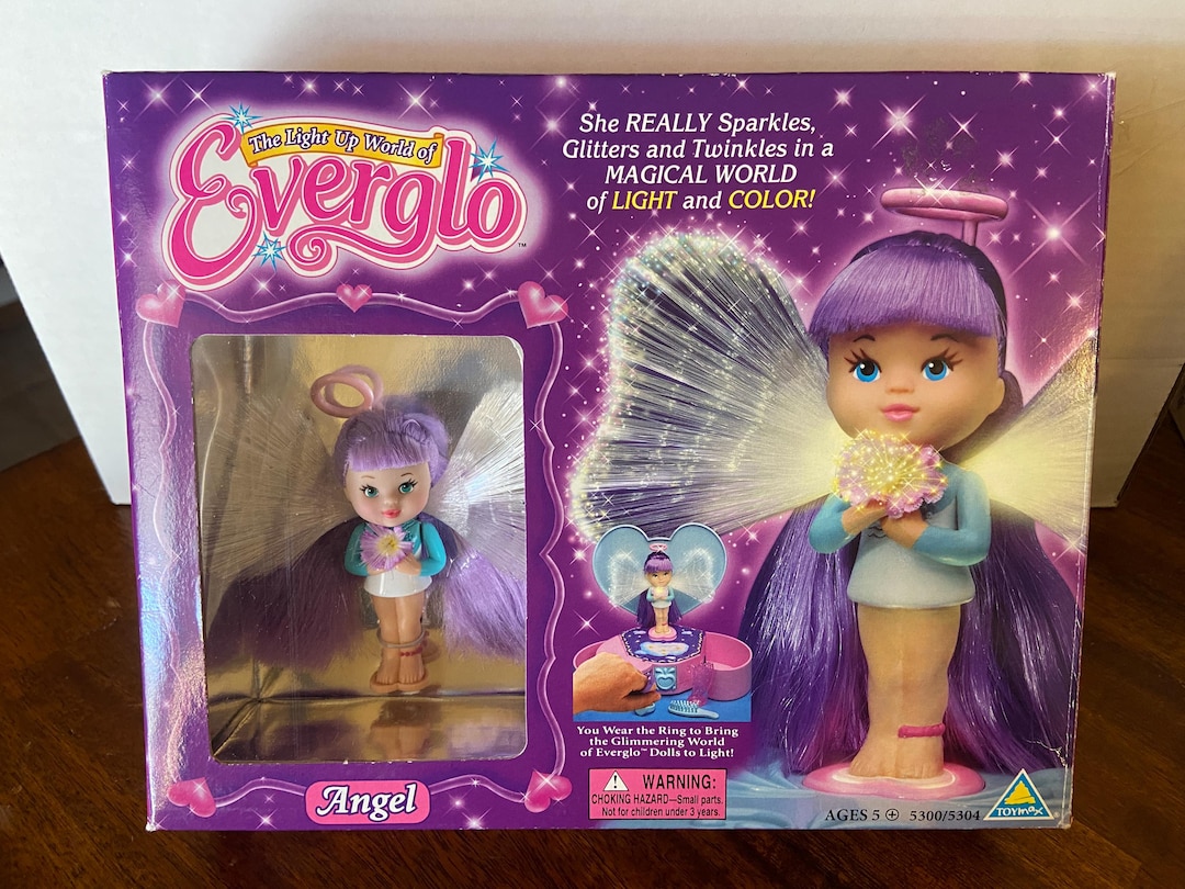 NEW 1995 Toymax the Light up World of Everglo ANGEL Doll - Etsy