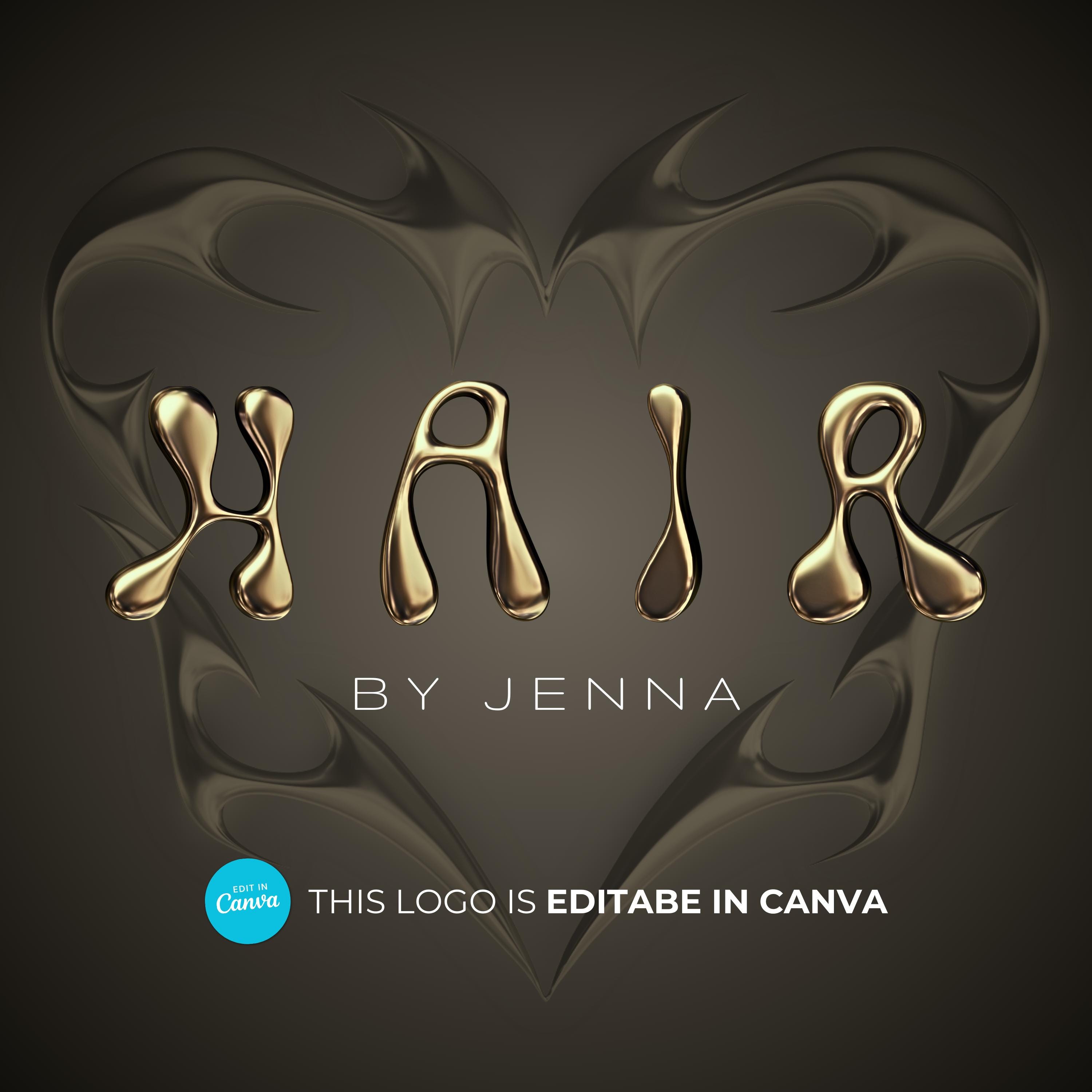 Logo Designs Hair Stylist, Gold Hair Logo, Hair Designer Logo, Luxury ...