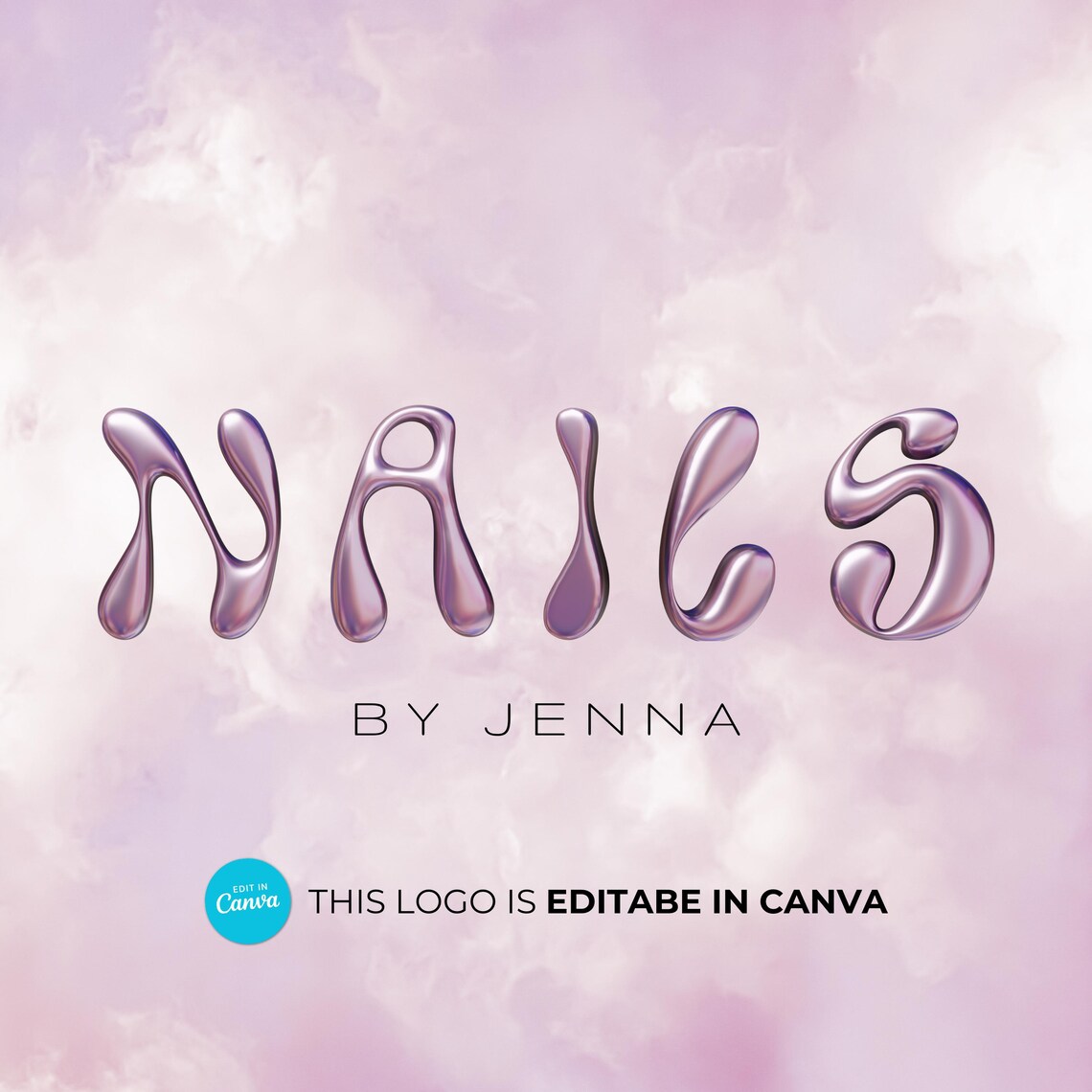 Custom Nail Logo Designs, Nail Designer Logo, DIY Nail Tech Logo, Nail ...