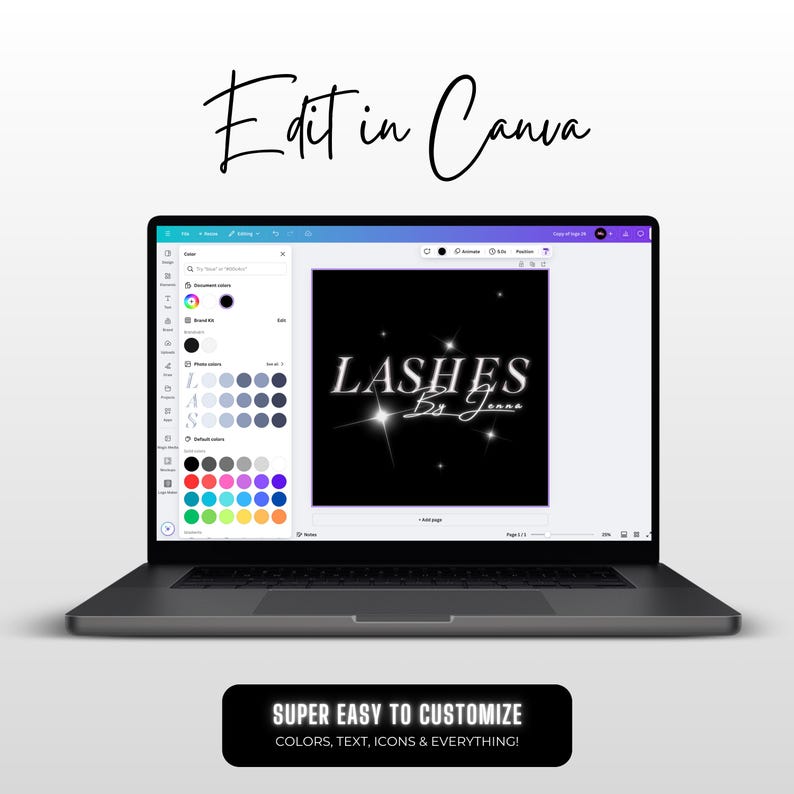 DIY Lash Logo Designs, Pre Made Lash Tech Logo, Custom Lash Logo ...