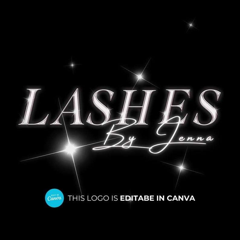 DIY Lash Logo Designs, Pre Made Lash Tech Logo, Custom Lash Logo ...