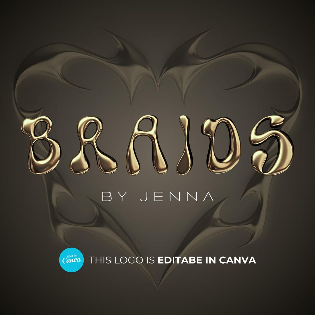 Logo Designs for Braids, Diy Braid Logo, Hair Logo Braiding, Braid Logo ...