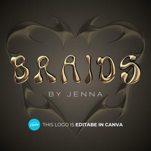 Logo Designs for Braids, Diy Braid Logo, Hair Logo Braiding, Braid Logo ...