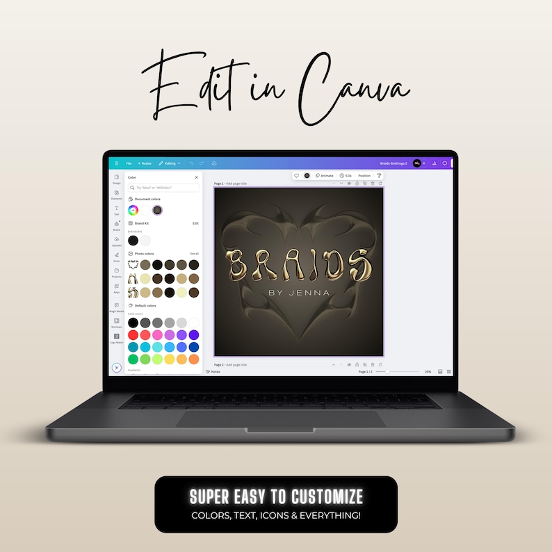 Logo Designs for Braids, Diy Braid Logo, Hair Logo Braiding, Braid Logo ...