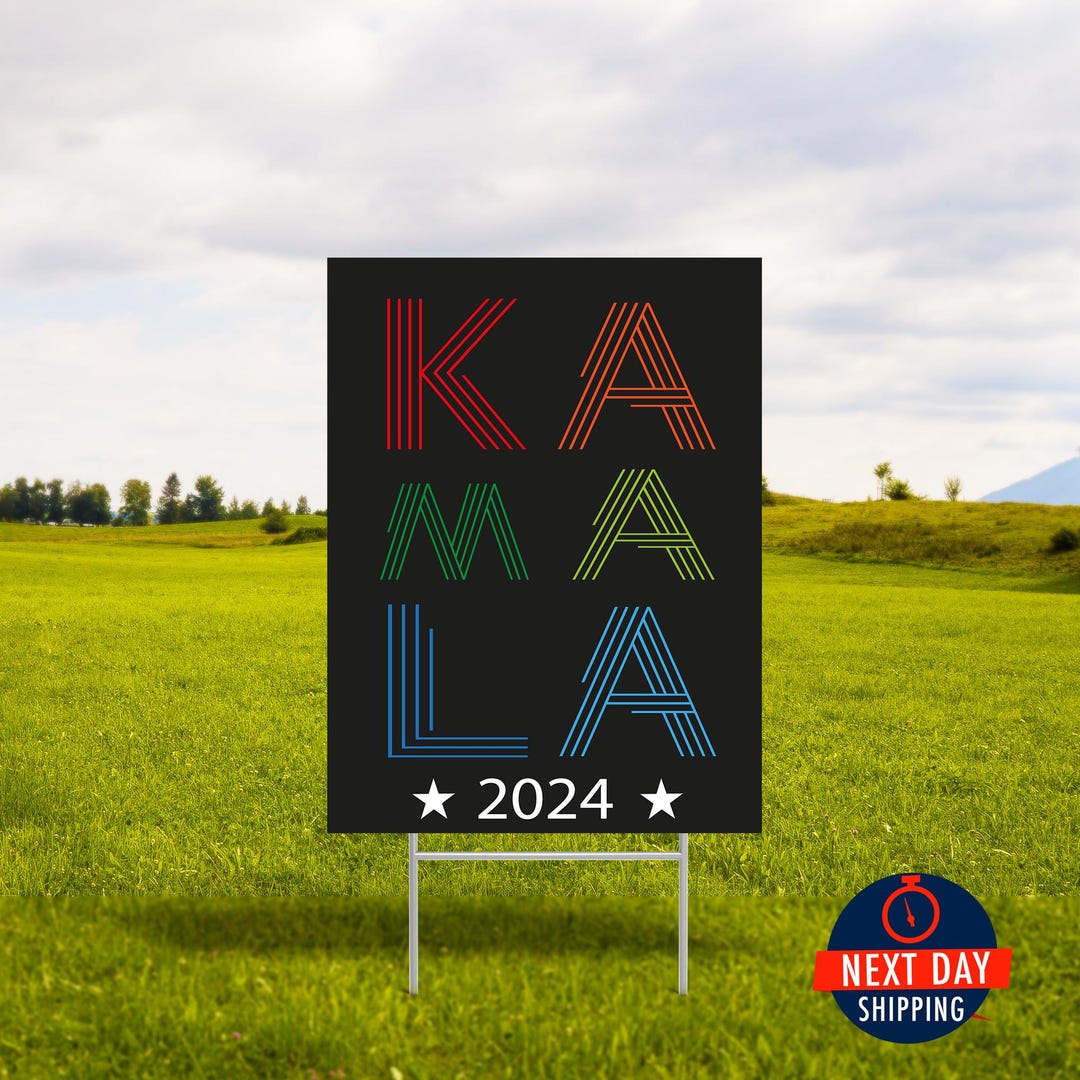Kamala Yard Sign, Kamala Harris, Election Sign, Vote Harris, Democrat ...