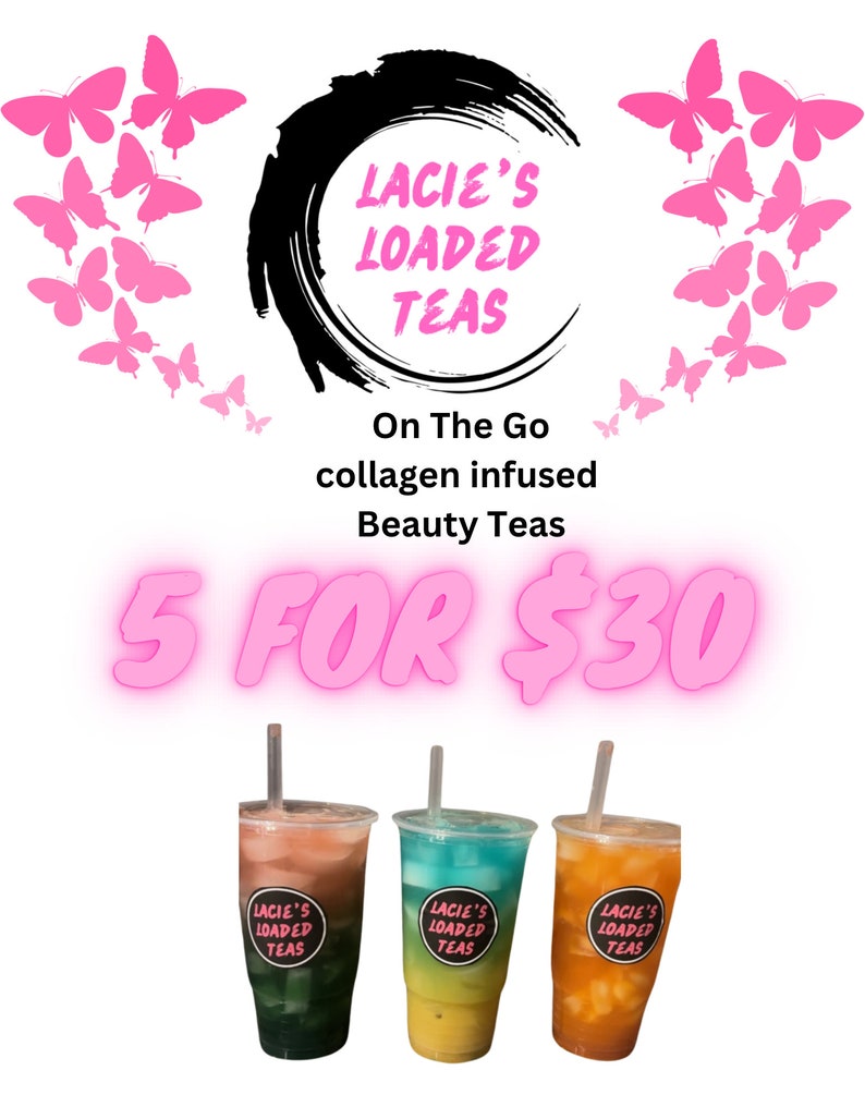 Loaded Tea Collagen Infused Beauty Teas on the Gos 5 for 30 - Etsy