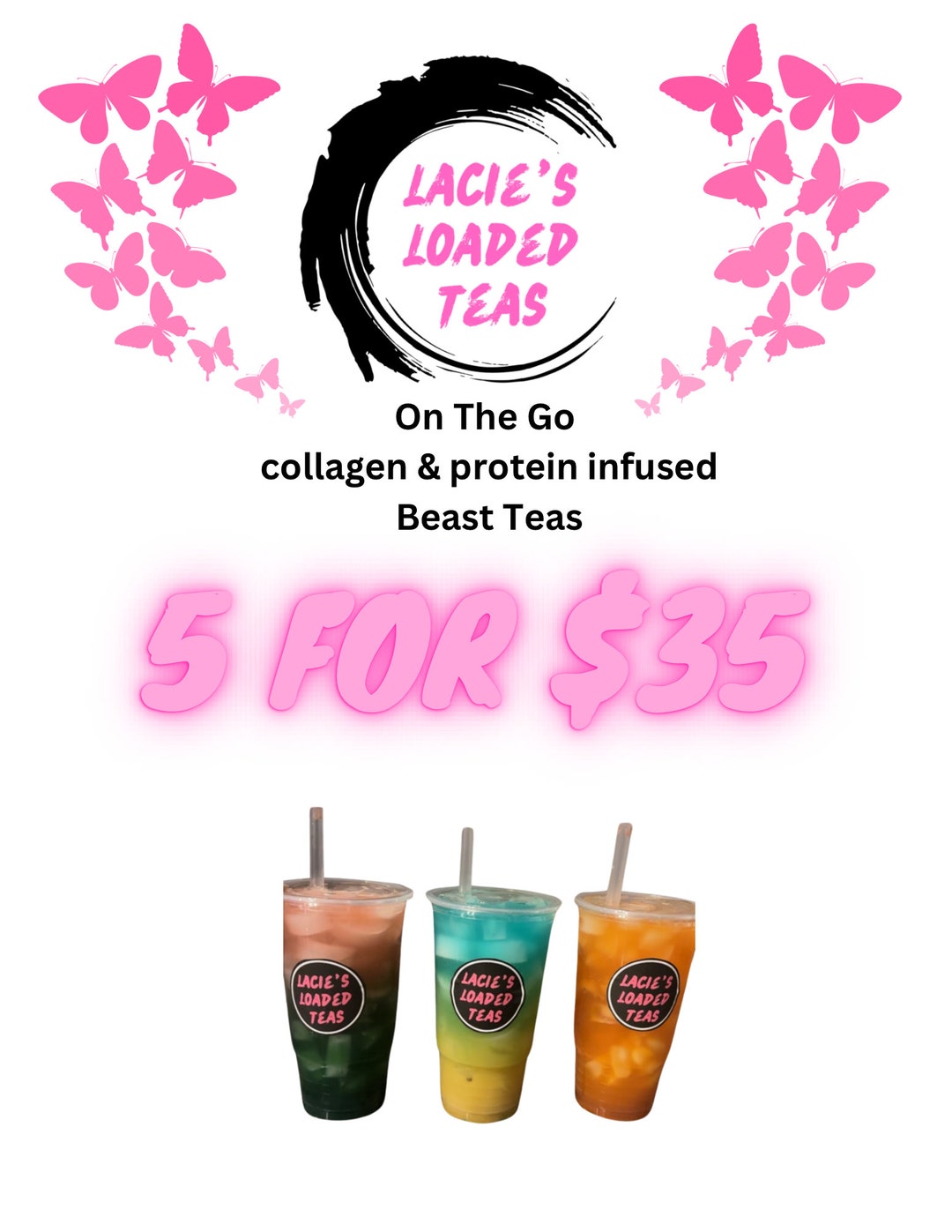 Loaded Tea Collagen and Protein Infused Beast Teas on the Gos 5 for 35 ...