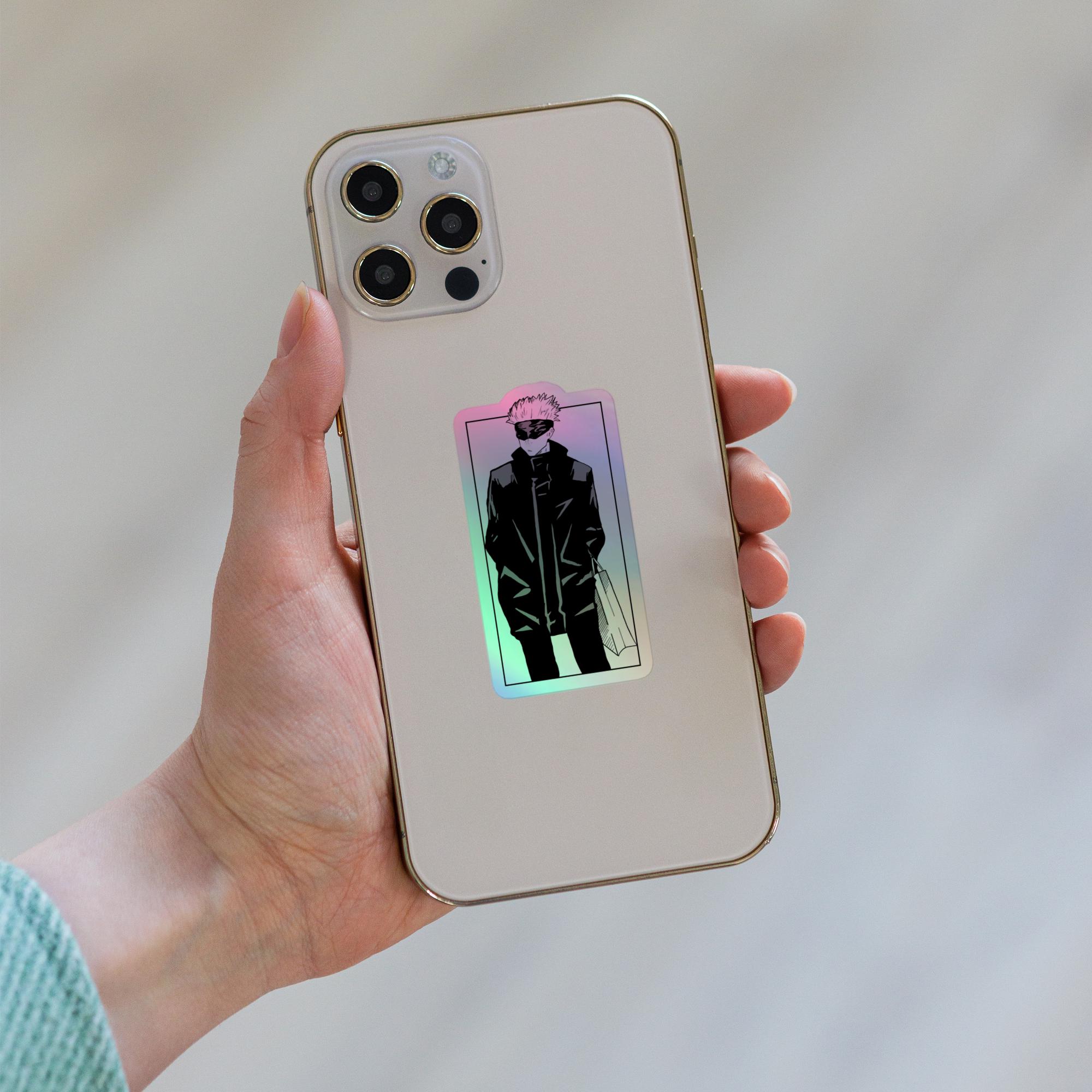 Jujutsu Kaisen Gojo Shopping Holographic Sticker - Etsy