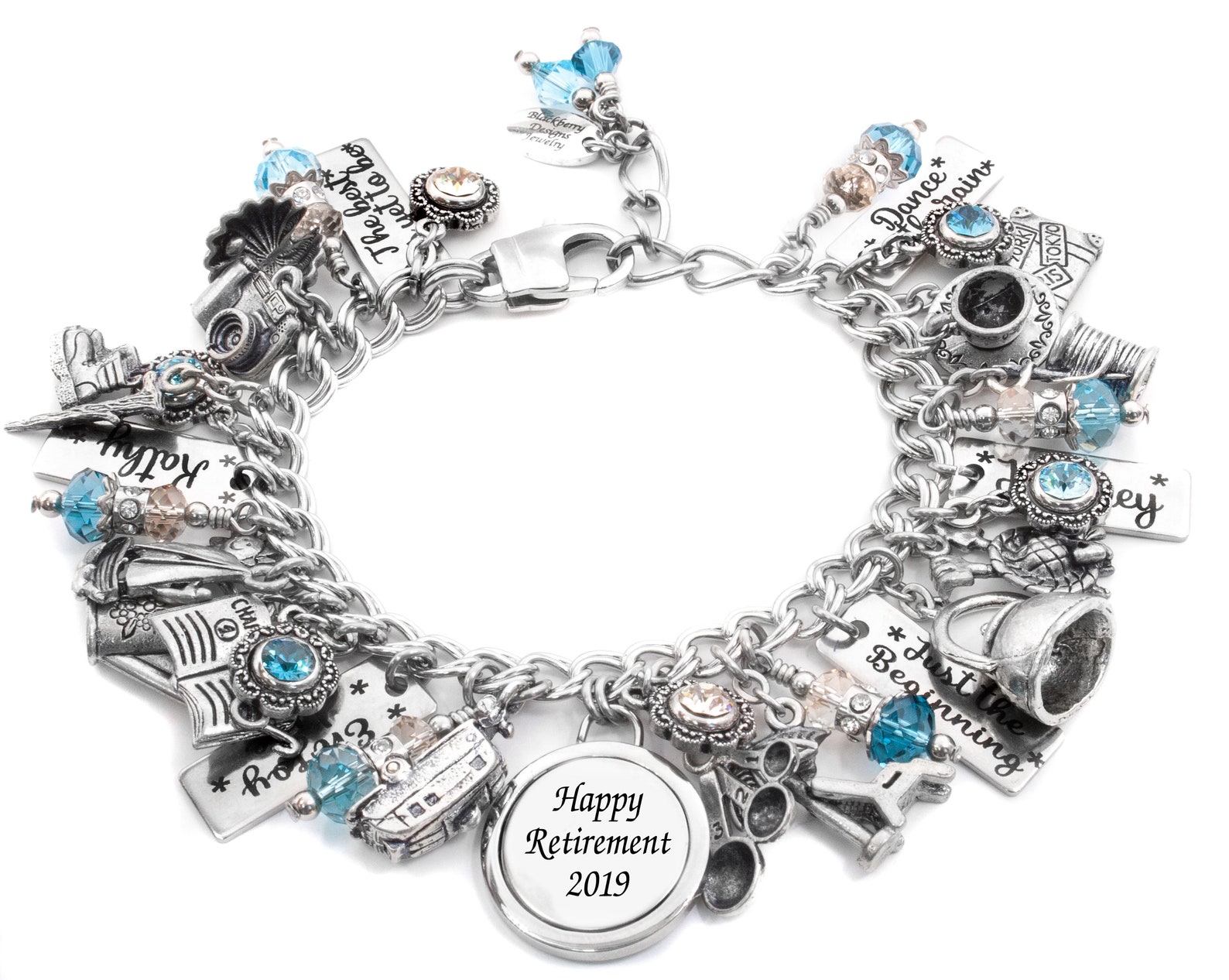 Retirement Bracelet Personalized Gift Friendship Jewelry - Etsy