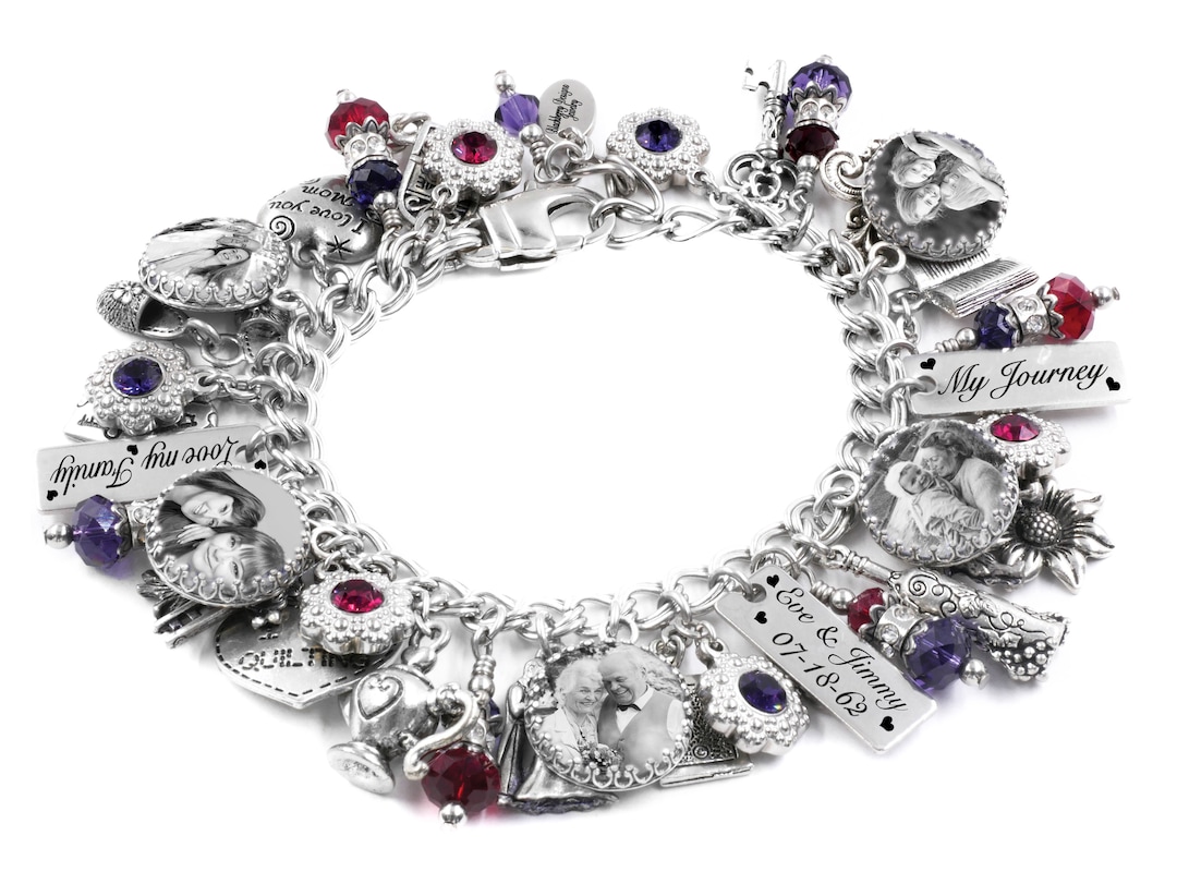 Family Heirloom Jewelry Personalized Charm Bracelet Custom - Etsy