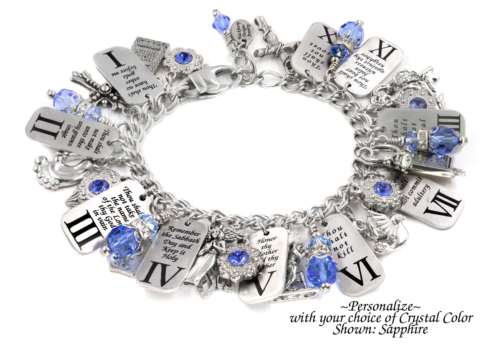 Ten Commandments Bracelet Religious Bracelet Christian - Etsy