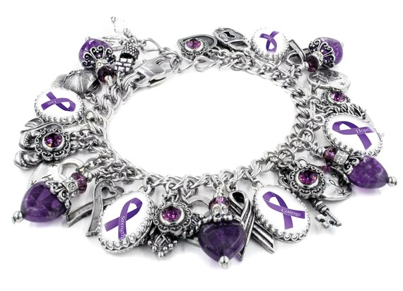Personalized Lupus Awareness Bracelet Fibromyalgia Jewelry | Etsy