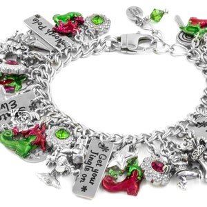 Elves Bracelet Christmas Jewelry Holiday Gift and Elf Charms | Etsy