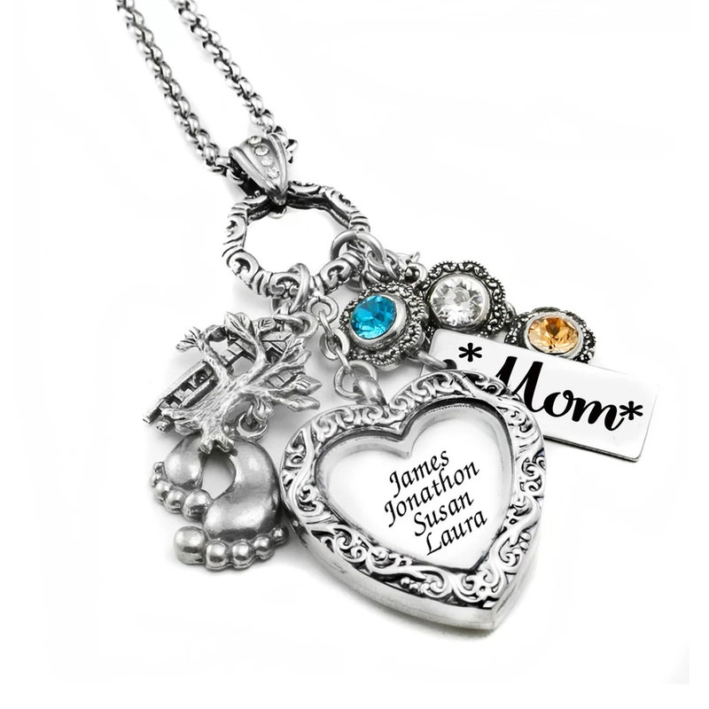 Birthstone Locket - Etsy