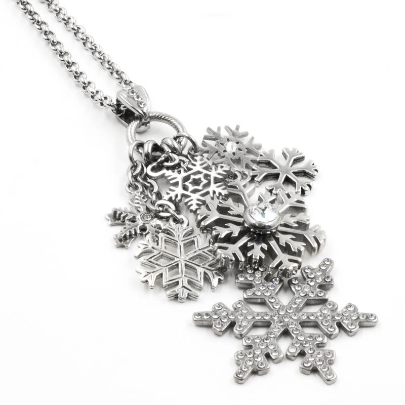 Snowflake Necklace - Etsy