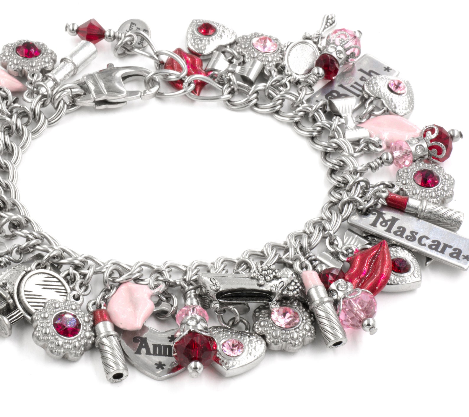 Makeup Artist Bracelet Colorful Cosmetics Charms Beauty - Etsy