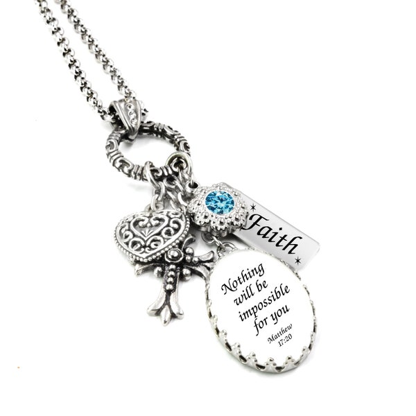 Bible Verse Necklace - Etsy