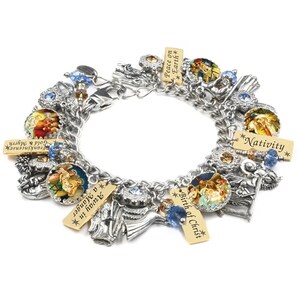 Nativity Bracelet, Religious Jewelry, Birth of Christ Gift, Christian ...