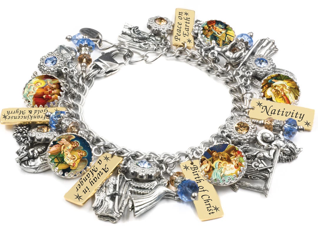 Nativity Bracelet Religious Jewelry Birth of Christ Gift - Etsy