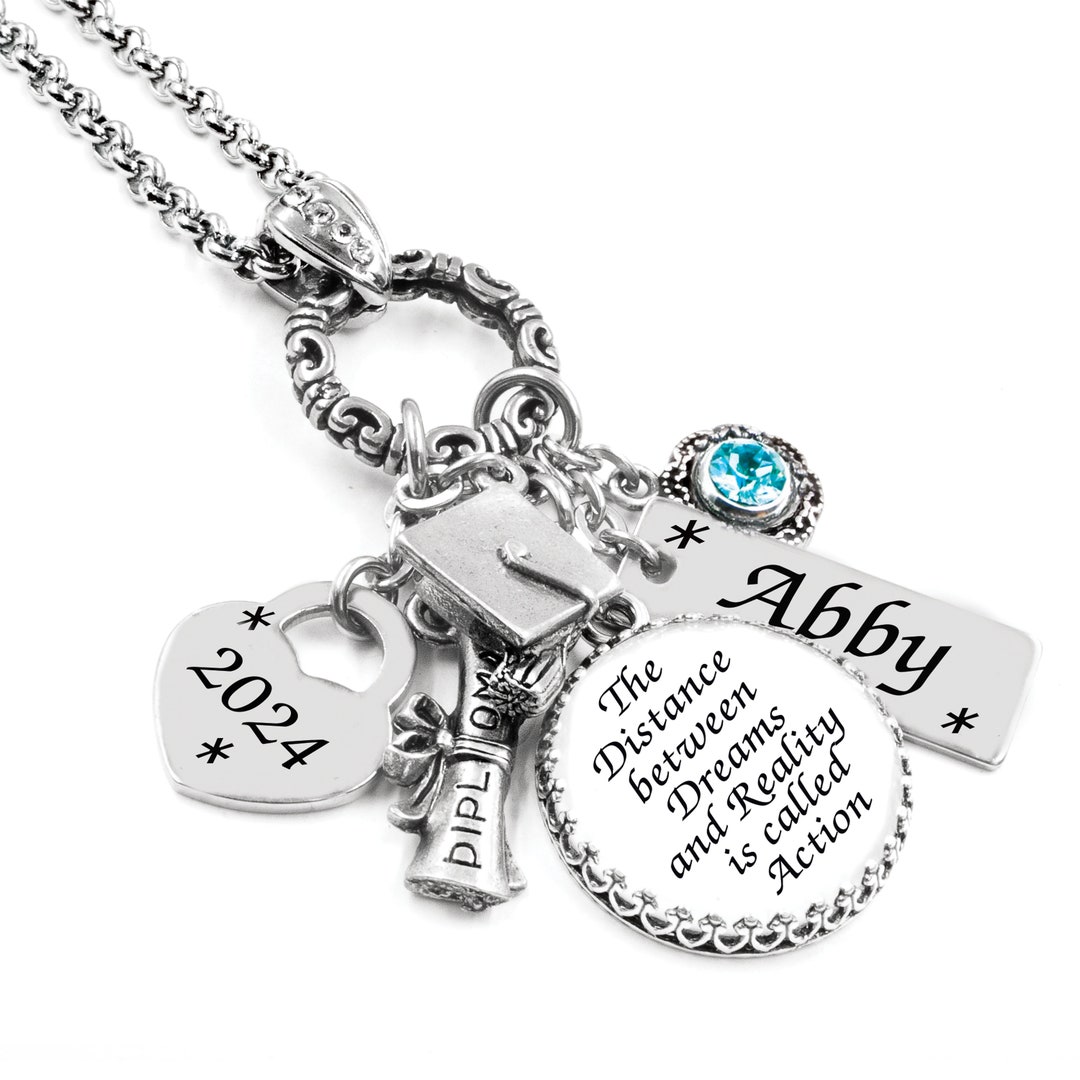 Graduation Necklace, College Graduate Gift, High School, University ...