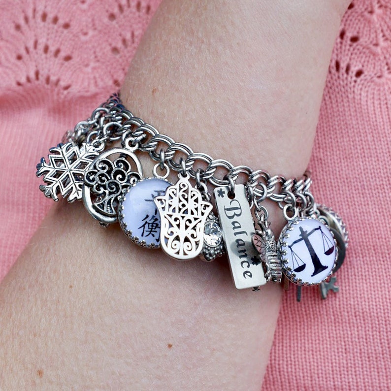 Charm Bracelet, Inspirational Bracelet, Inspirational Jewelry, Balanced ...