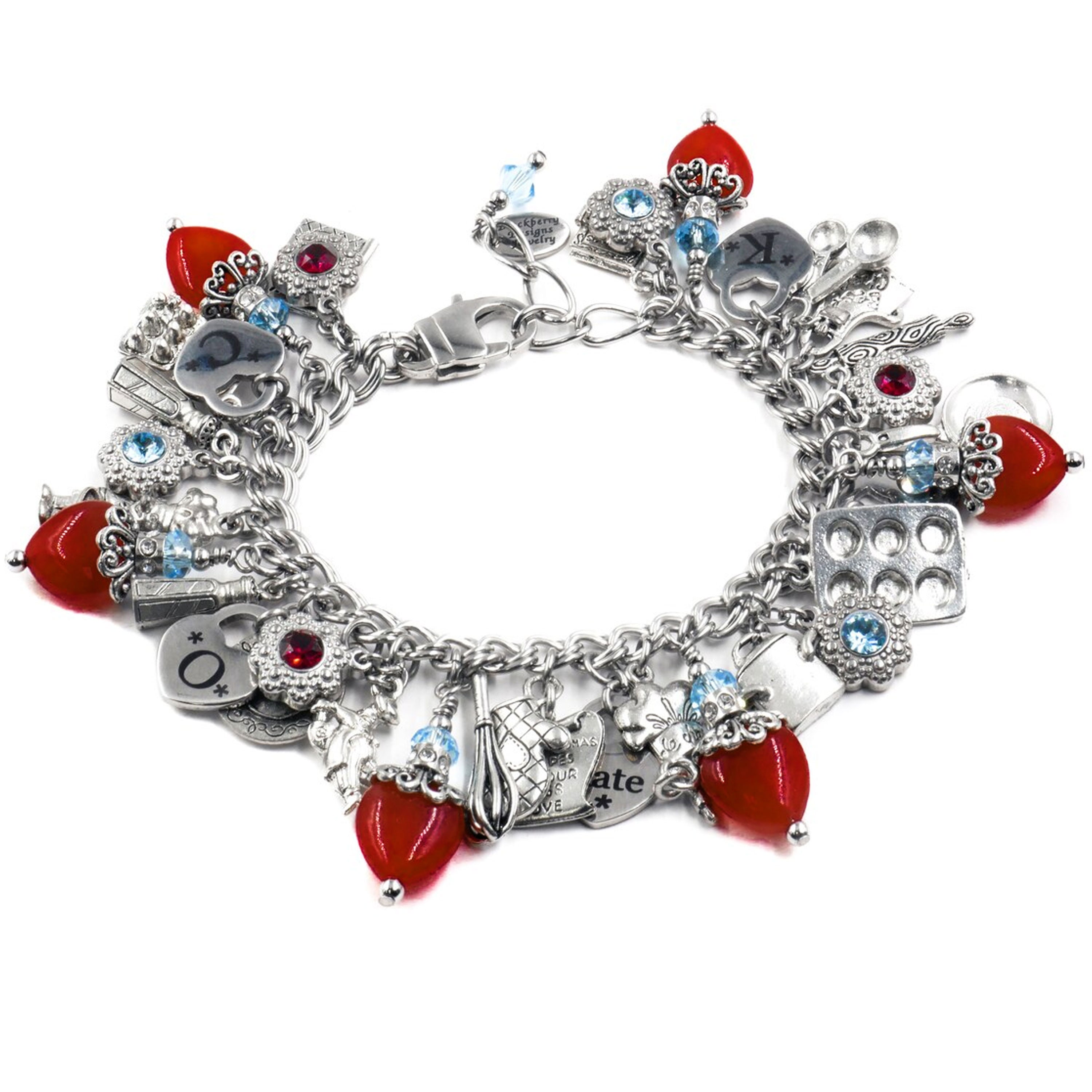 Personalized Charm Bracelet, Custom Jewelry, Choose Your Own Charms ...