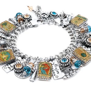 Tarot Card Bracelet Divination Jewelry Mystical and Fortune - Etsy