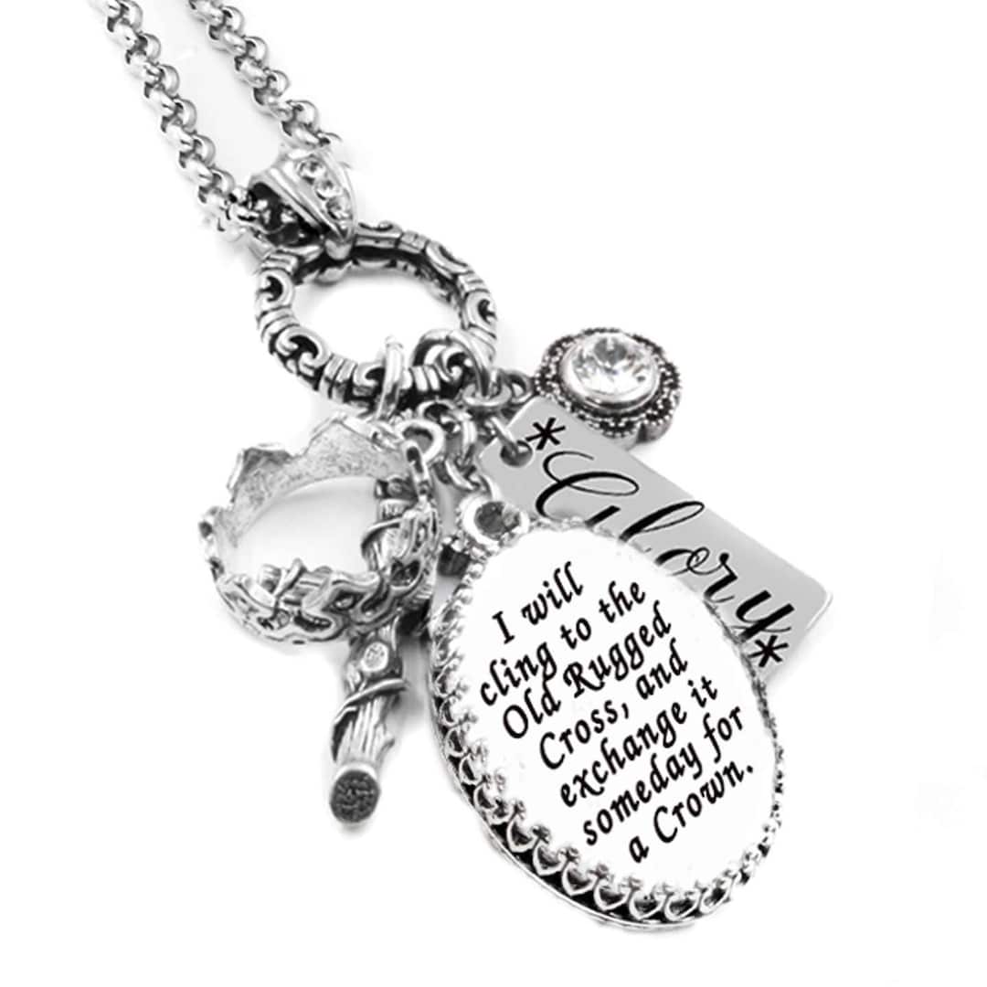 Old Rugged Cross Necklace – Religious Christian Jewelry for Women ...