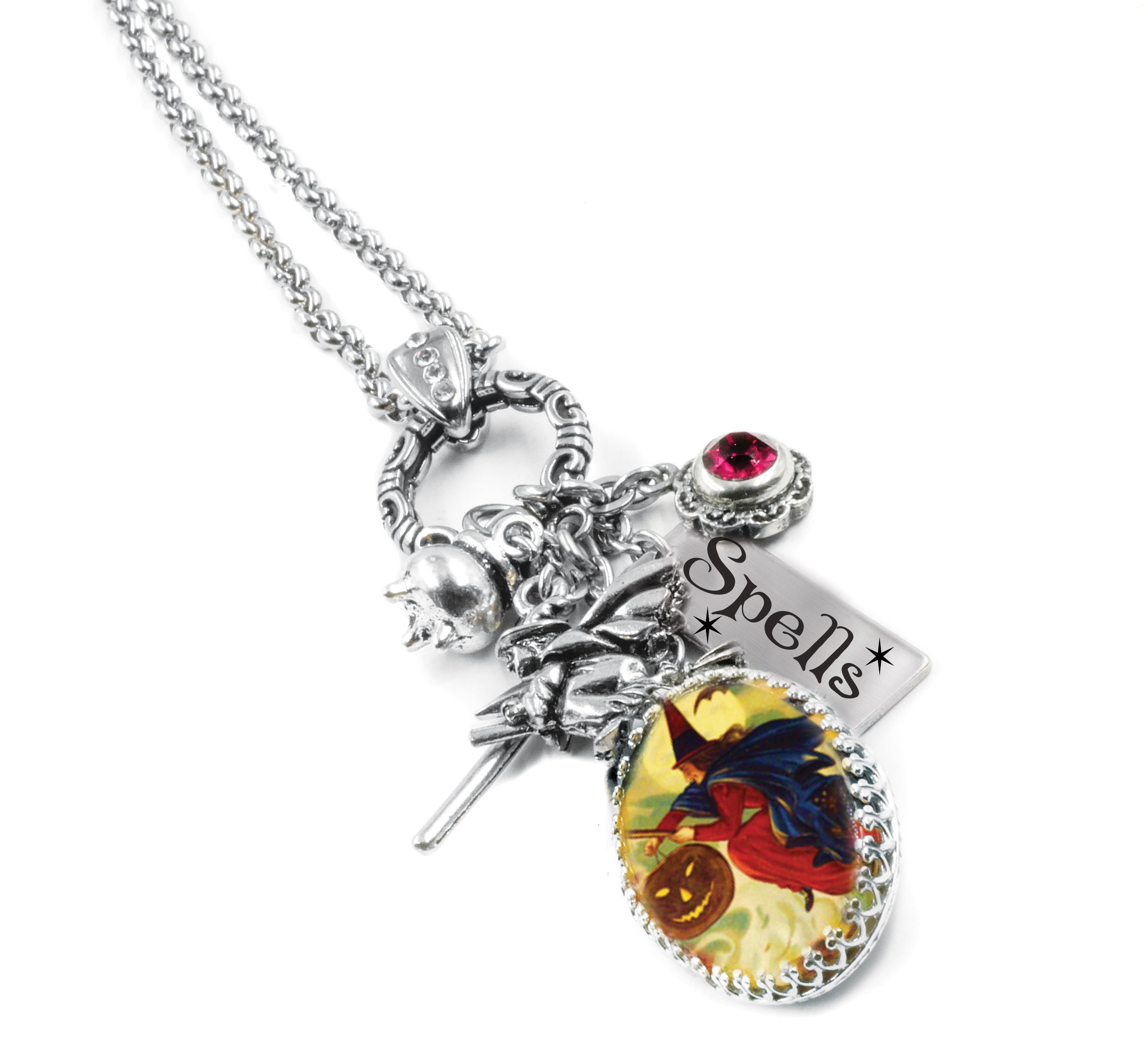 Personalized Witch Necklace Wicca Jewelry Vintage Witch | Etsy