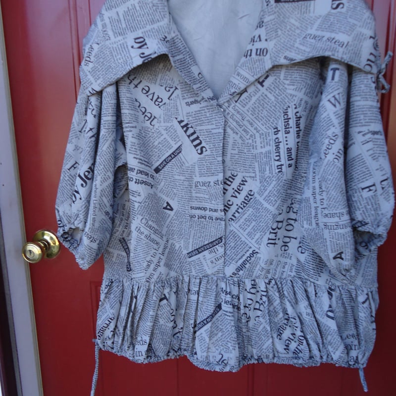 Newspaper Fabric - Etsy